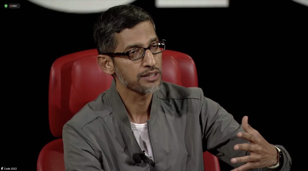Here's Sundar Pichai wearing the Google Pixel Watch - 9to5Google