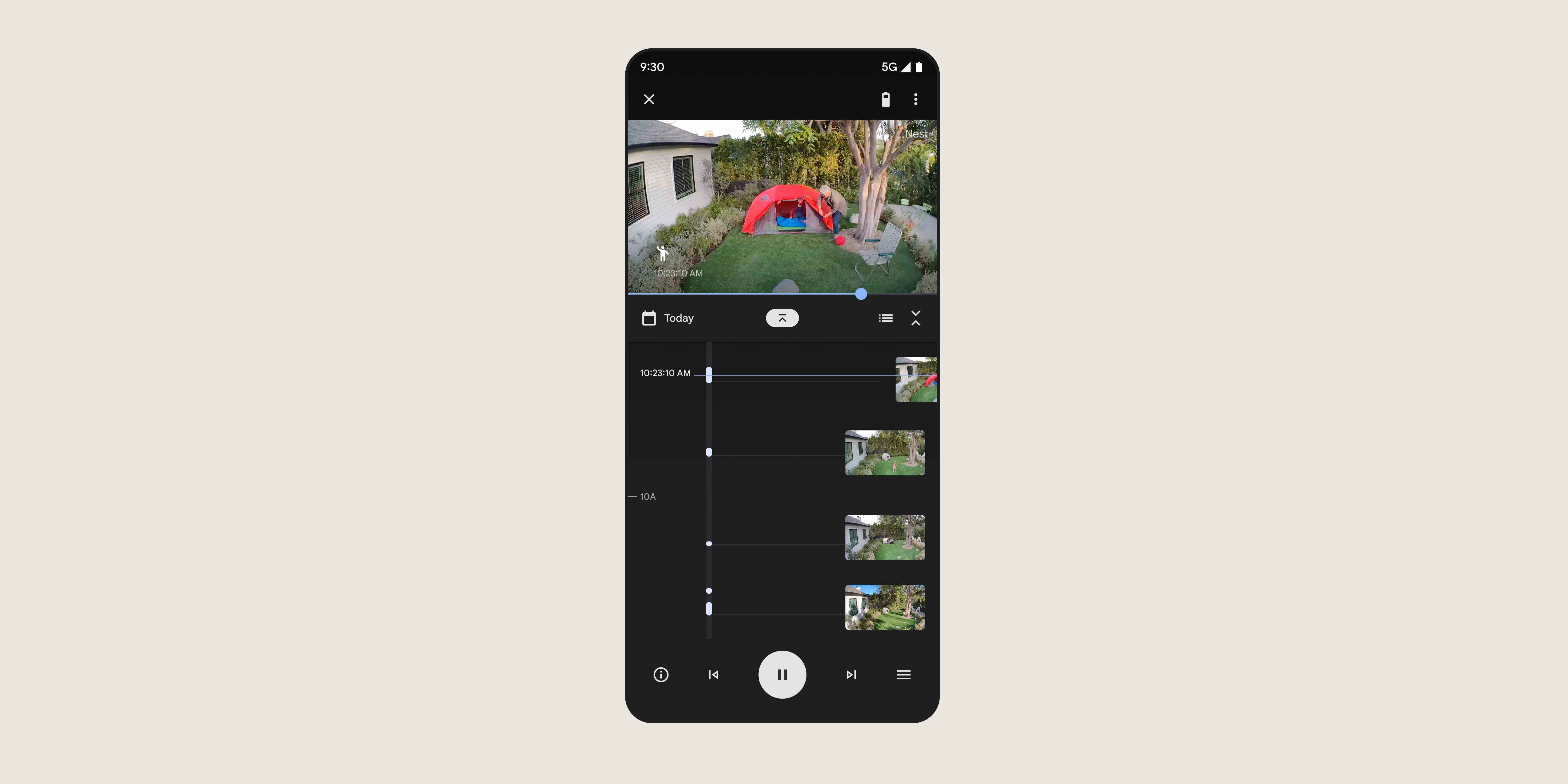 Google Home app fixes the Nest camera history view