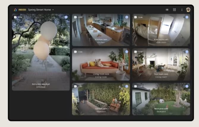 Google Home web app coming with camera feeds, 'Script Editor'