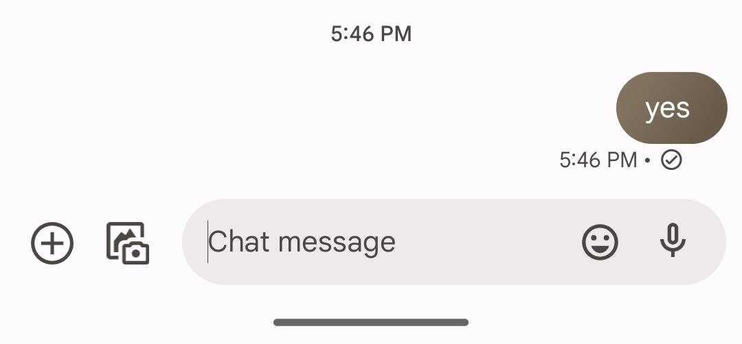 Google Messages tests checkmarks for delivered and read status