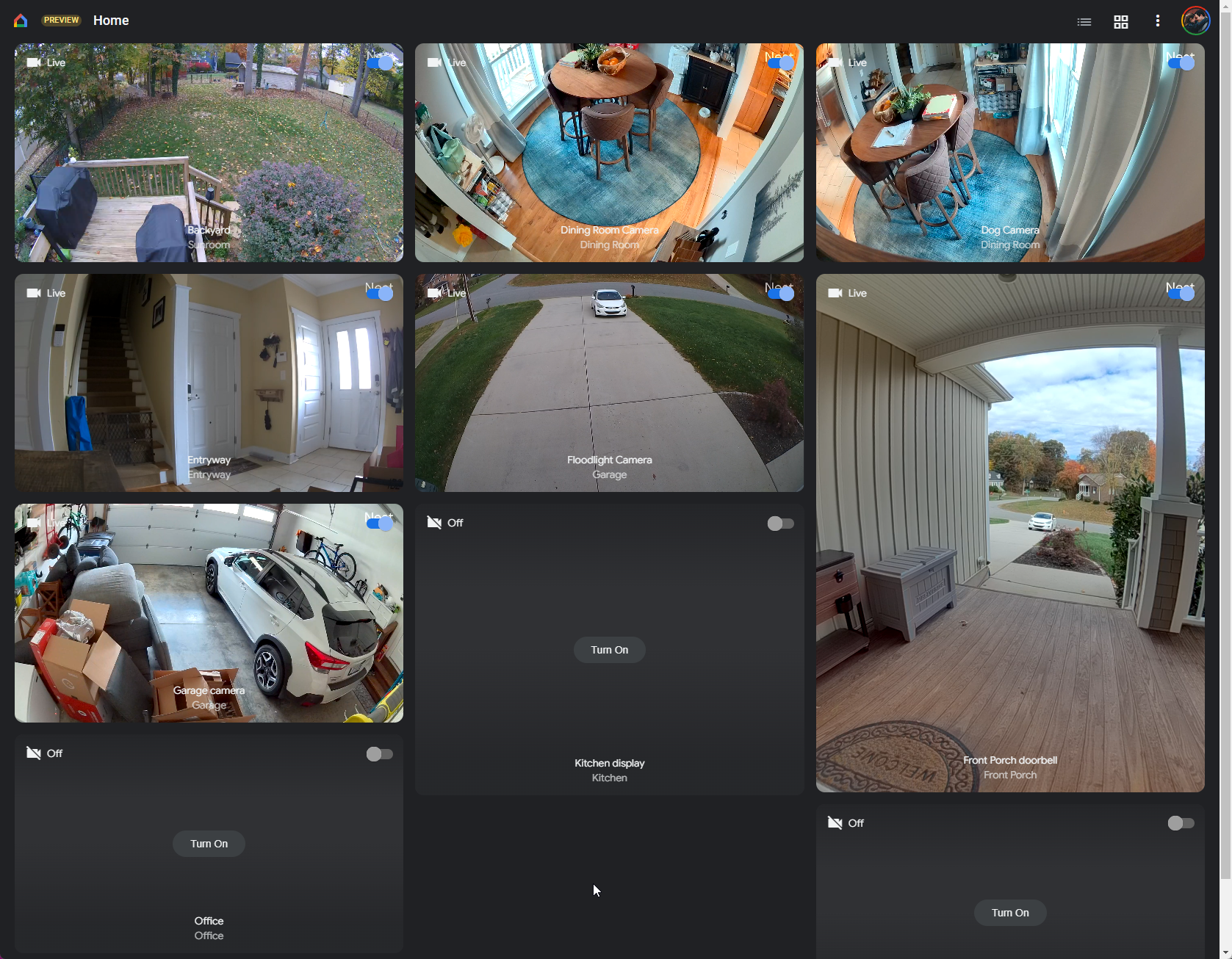 How to view all of your Google Nest Cameras live in your browser