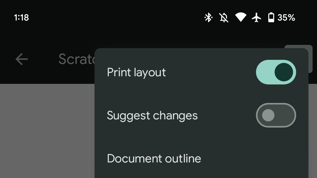 Google Meet and Docs now use the new Material You toggle [U]