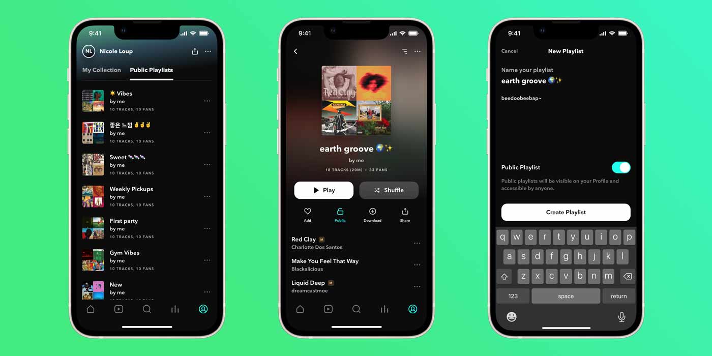 Tidal rolls out new 'profiles' with improved playlist sharing