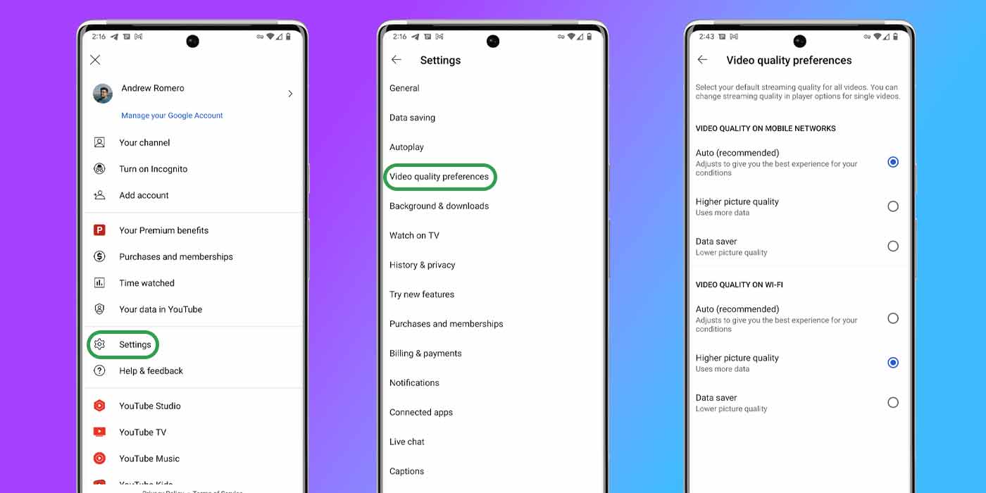 Here's how to change your YouTube video resolution on Android