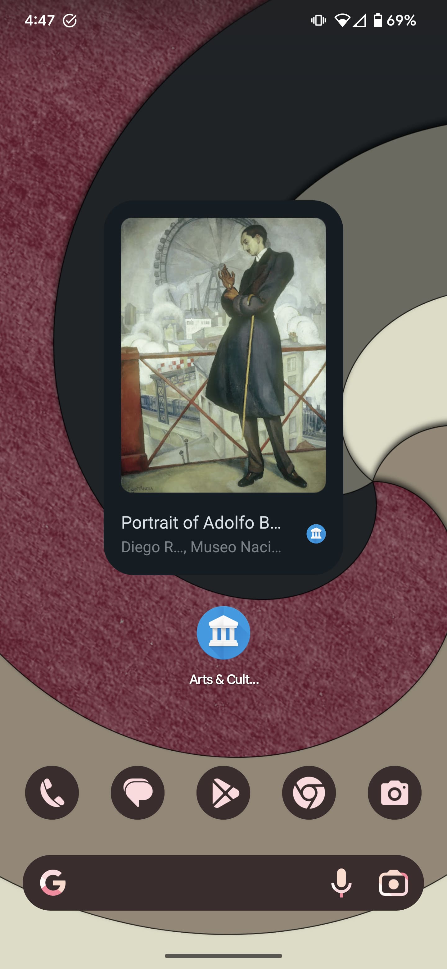 Google Arts & Culture Android widget celebrates artists' birthdays