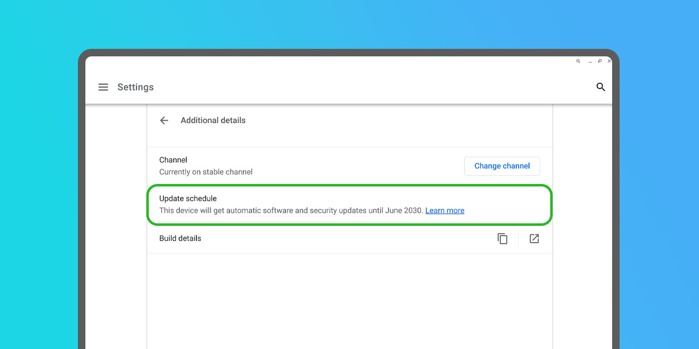 Chromebook update schedule: How to see how many are left