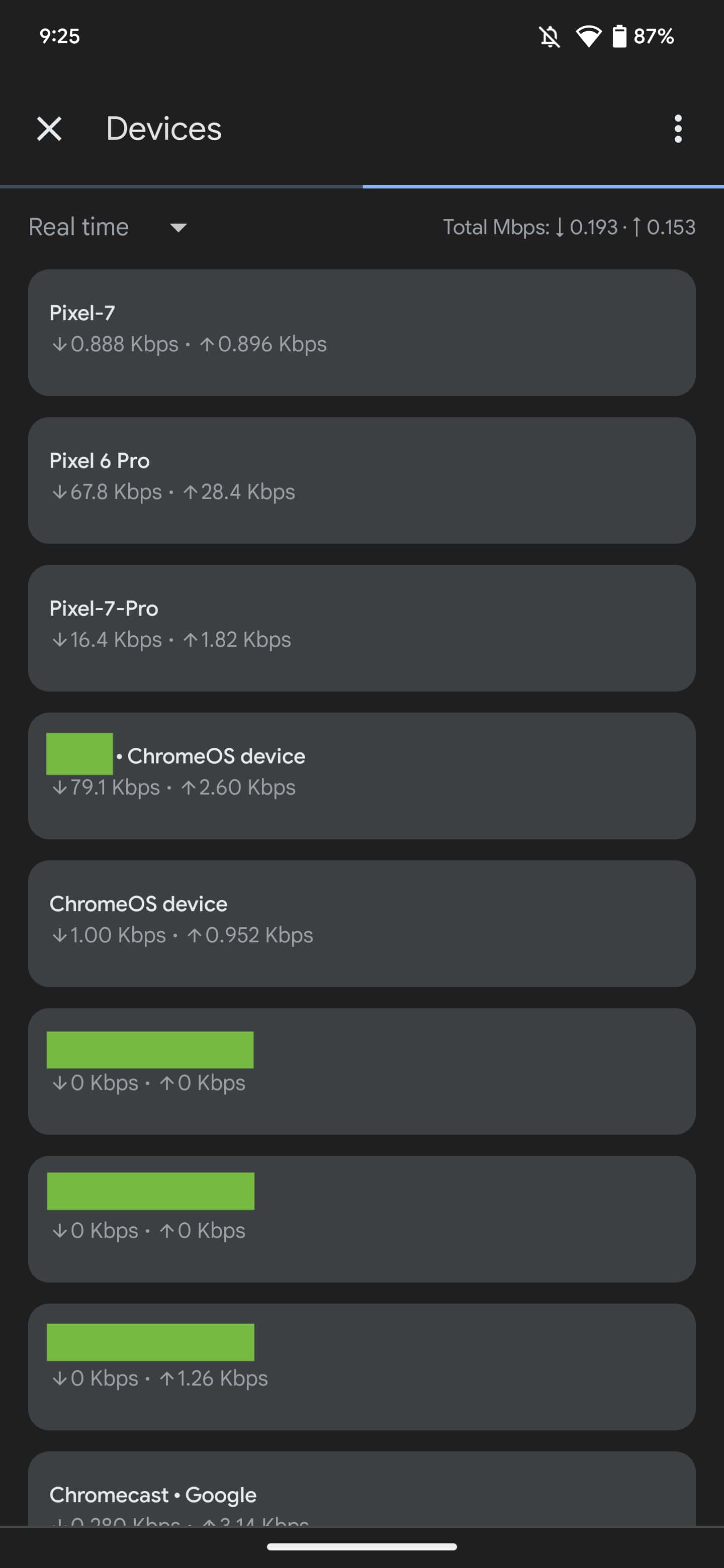 Google Home app Wifi controls get redesigned devices list