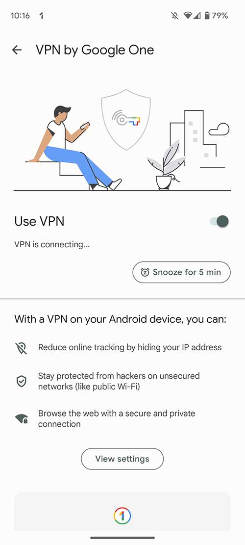 Google One VPN doesn't work on Pixel 7 w/ Android 13 QPR2 Beta