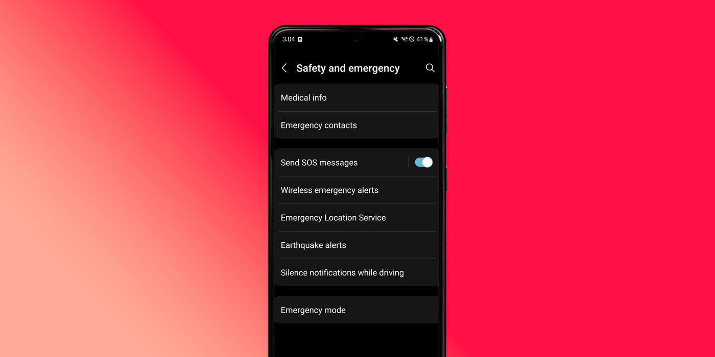 Don't forget to set up your Android device's safety features
