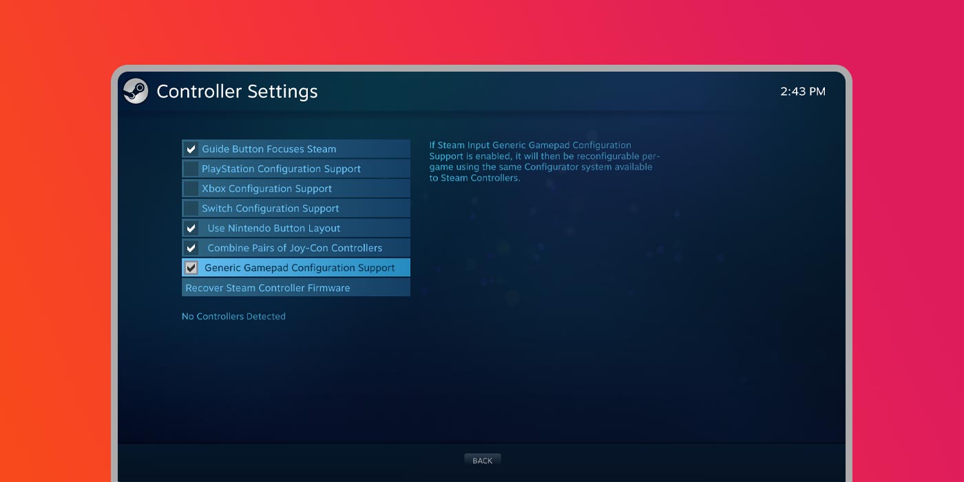 Stadia Controller on Steam: Change these settings to make it work