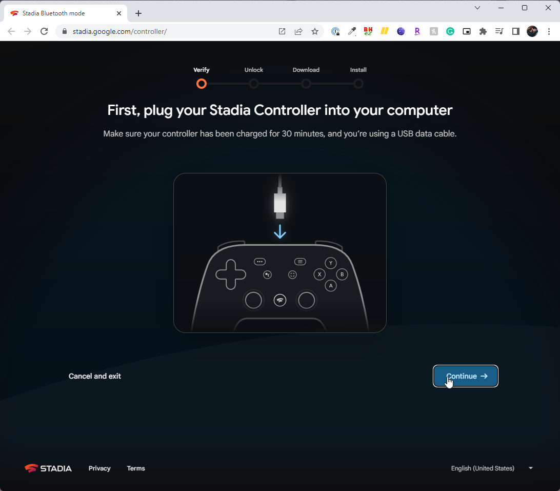 How the Stadia Controller works in Bluetooth mode