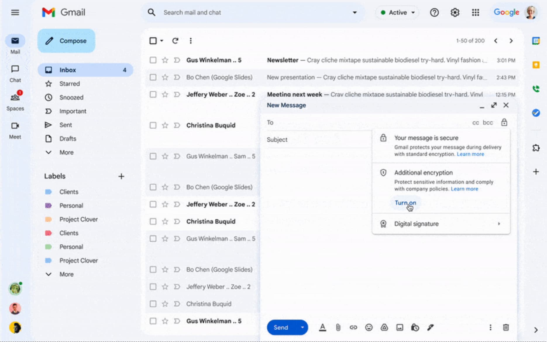 Gmail and Google Calendar client-side encryption now available