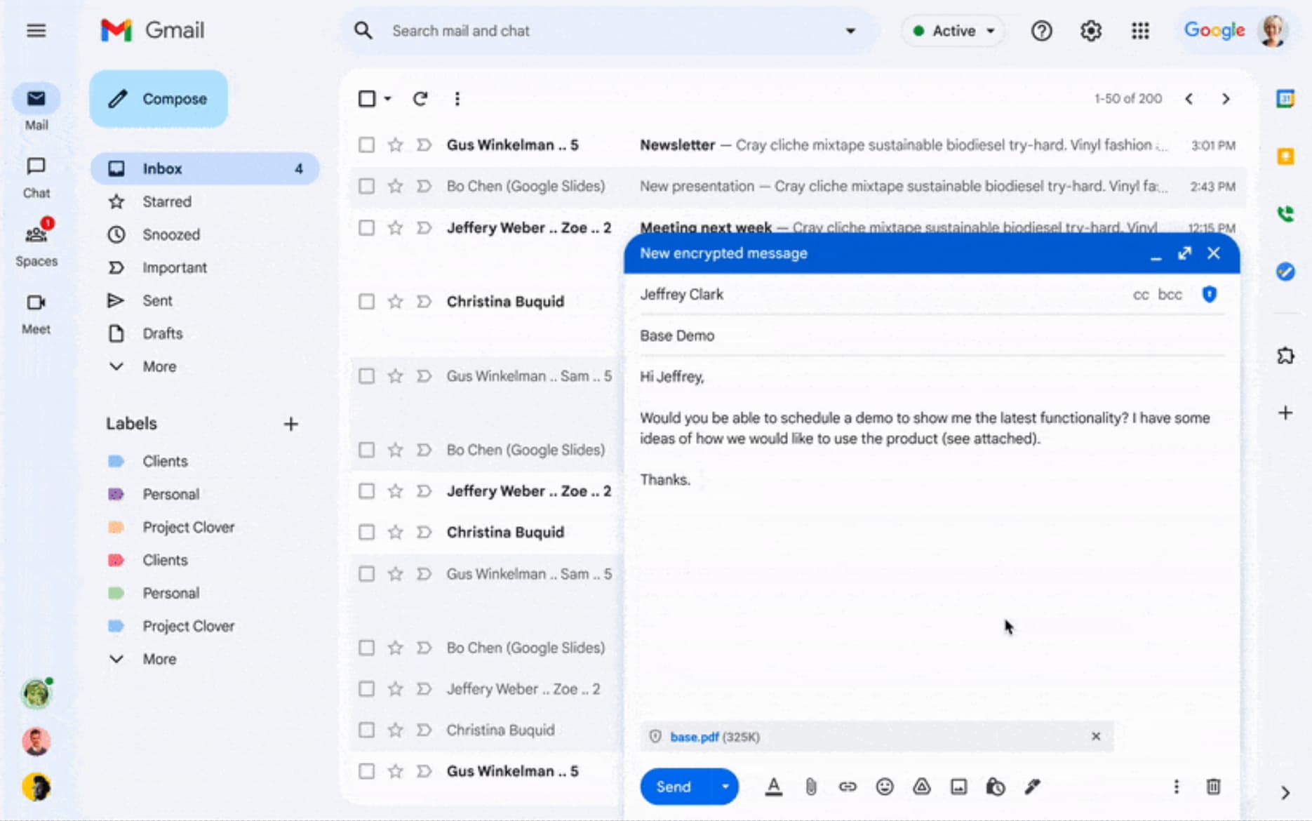 Gmail and Google Calendar client-side encryption now available