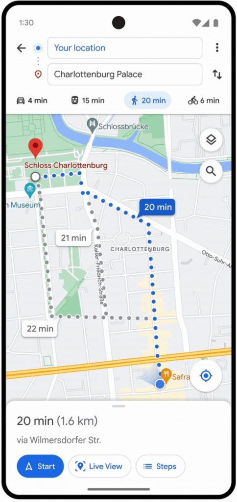 Google Maps Adds Glanceable Directions While Navigating Setting Google Maps Adds Glanceable Directions While Navigating Setting