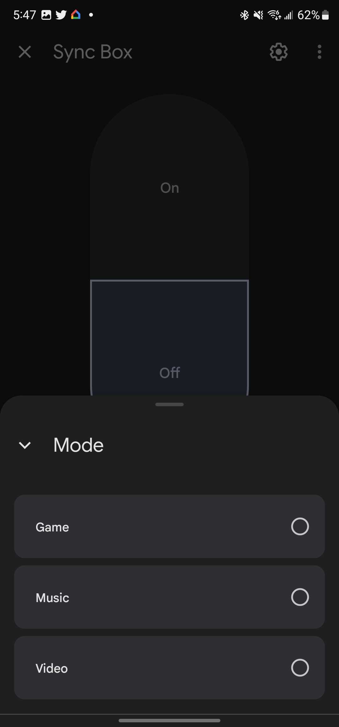 Google Home app can control Philips Hue Sync box