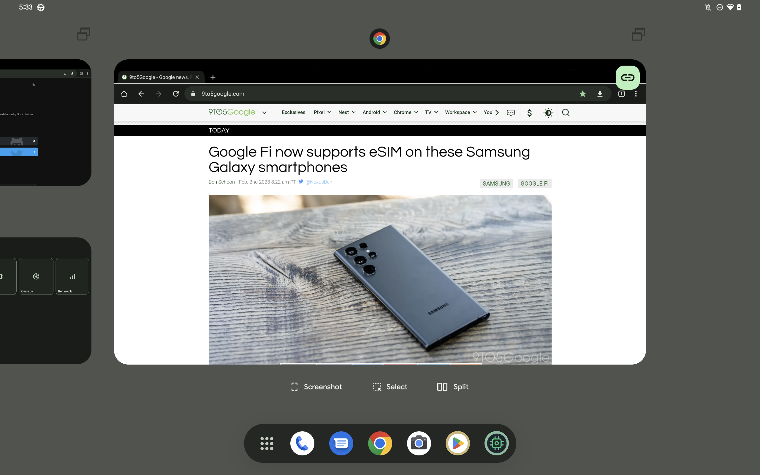Android 13 QPR2: Taskbar, multi-window tweaks, Tablet 'hub mode'