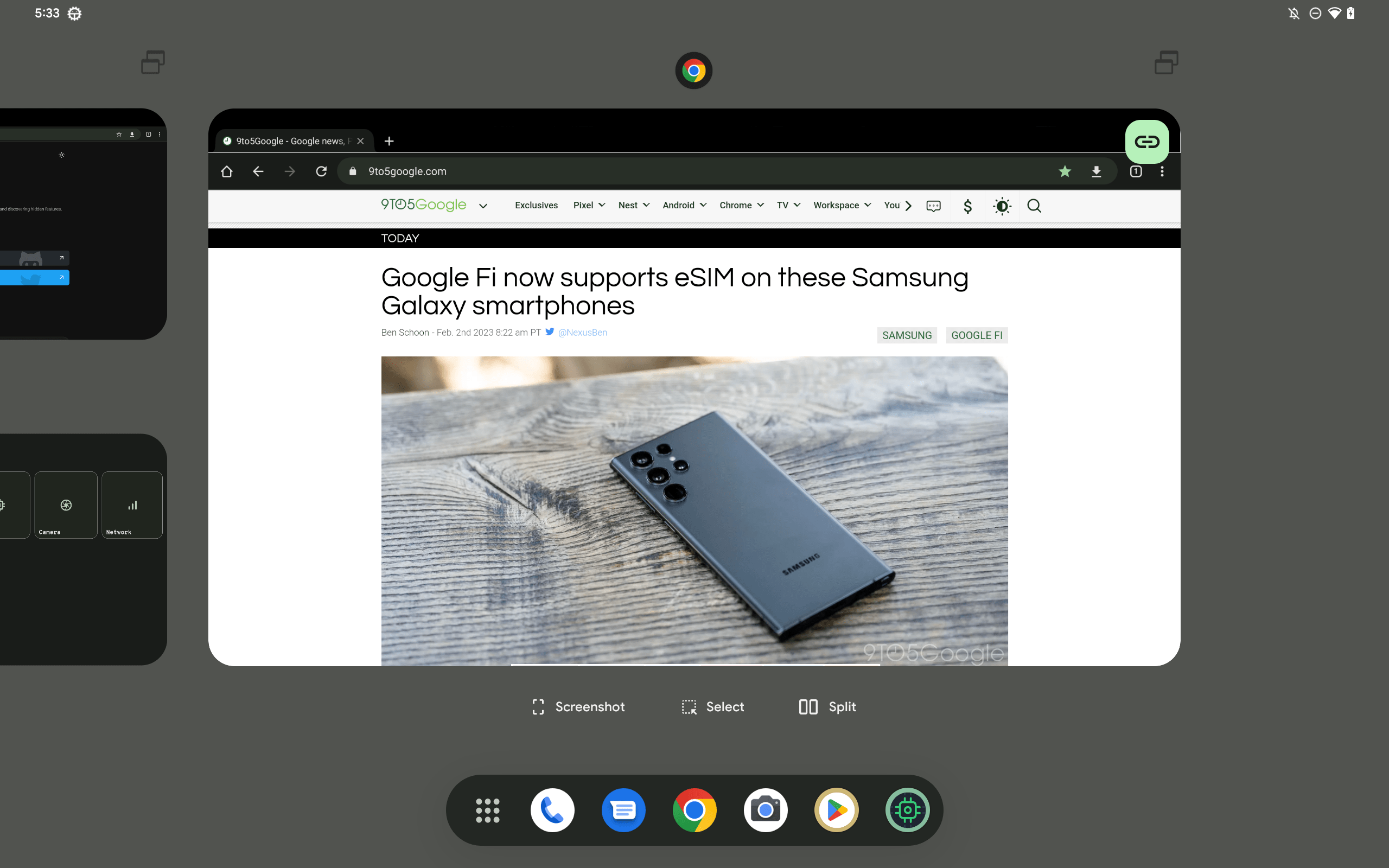 Android 13 QPR2: Taskbar, multi-window tweaks, Tablet 'hub mode'