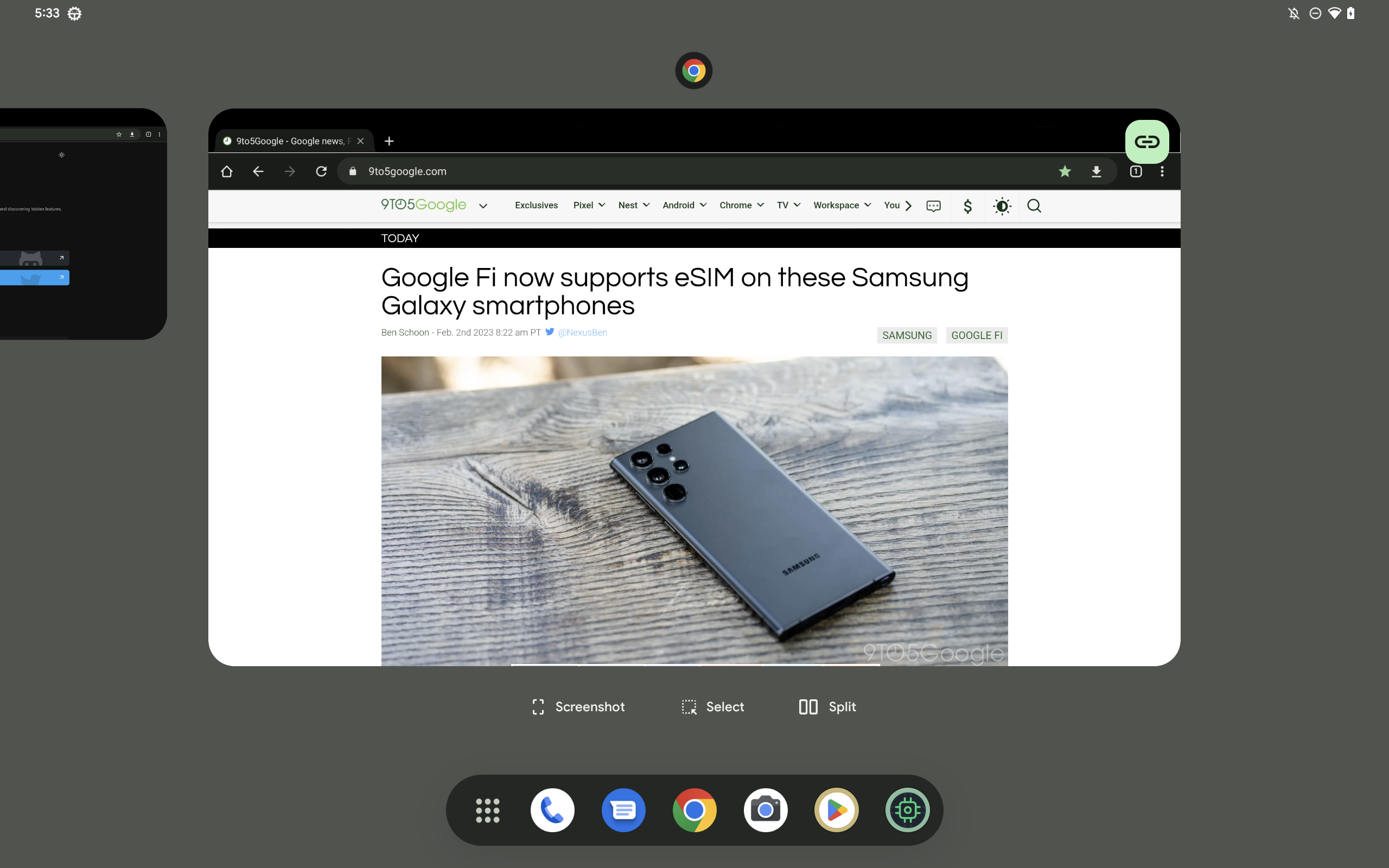 Android 13 QPR2: Taskbar, multi-window tweaks, Tablet 'hub mode'