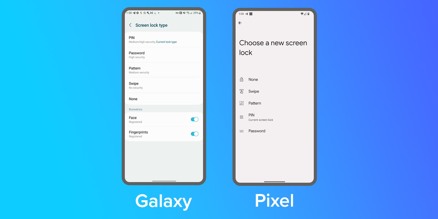 Android security: How to set a PIN, password, and biometric login