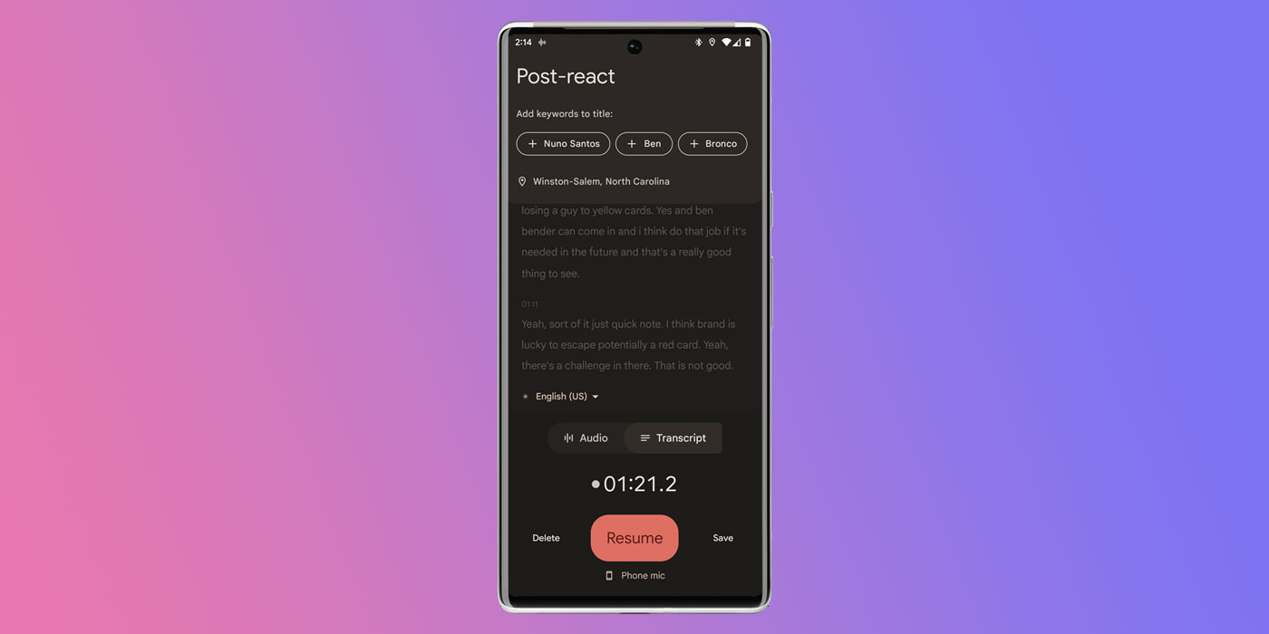 Everything you need to know about Google Recorder