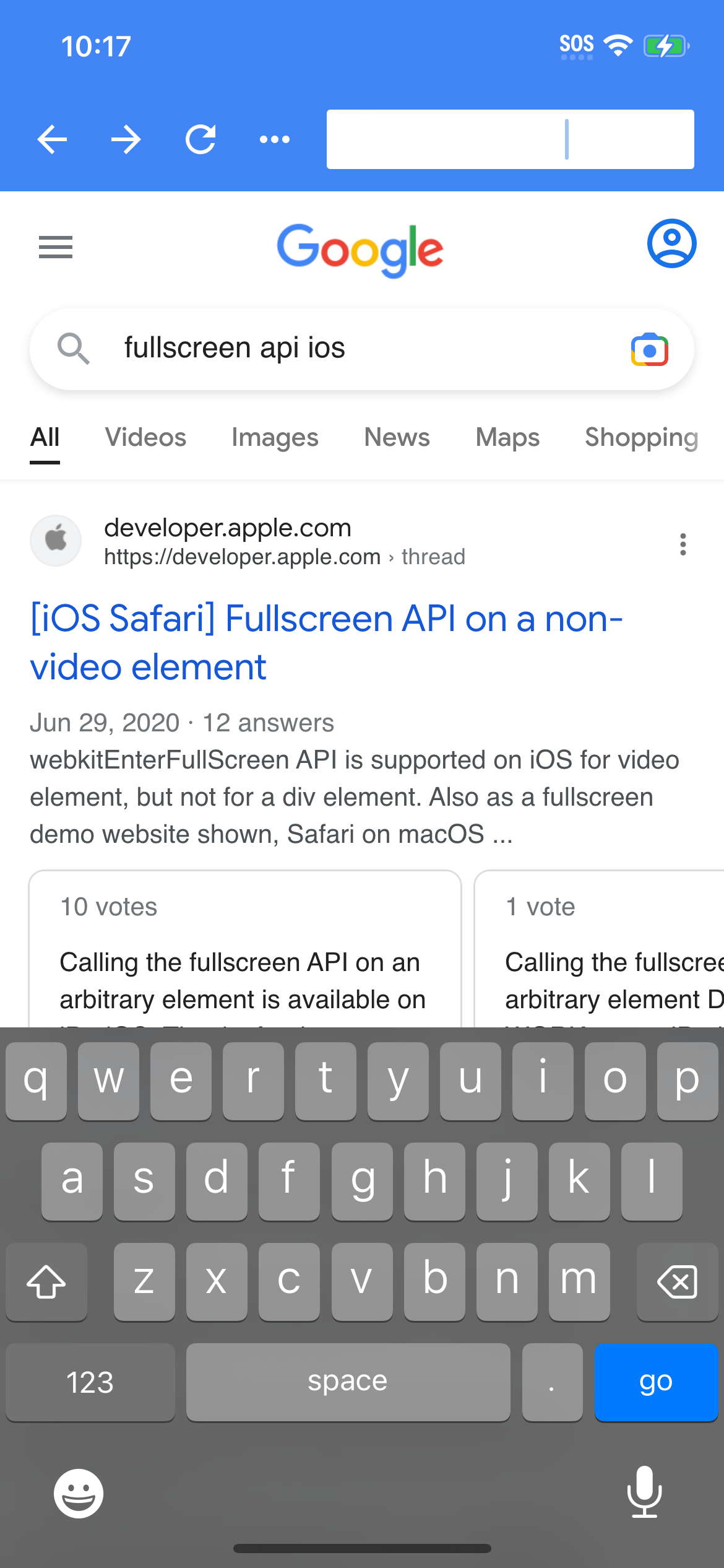 First look at Google Chrome's Blink engine running on an iPhone