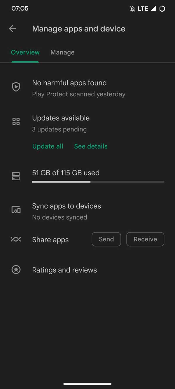 Google testing multi-device app sync on the Play Store