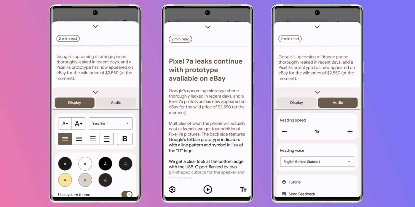 Android’s new Reading Mode: How to install and use the feature
