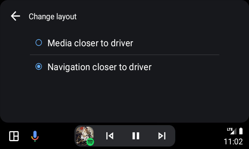 Change Android Auto's widget layout, here's how