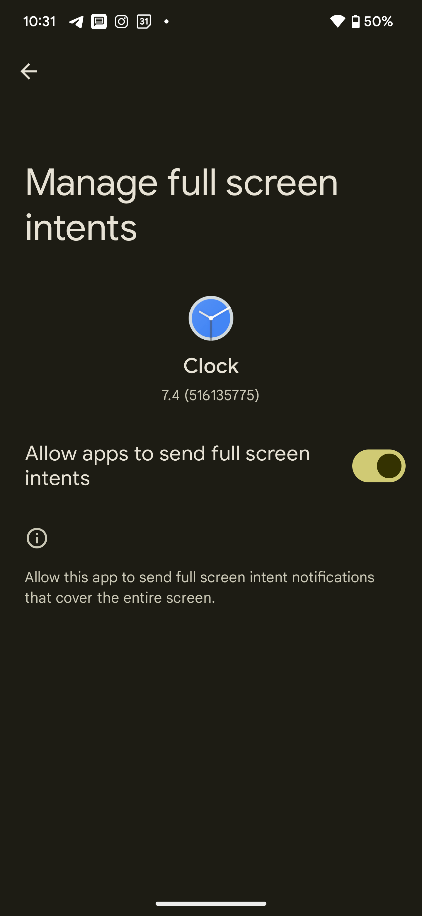 Android 14 can block apps from using full-screen notifications