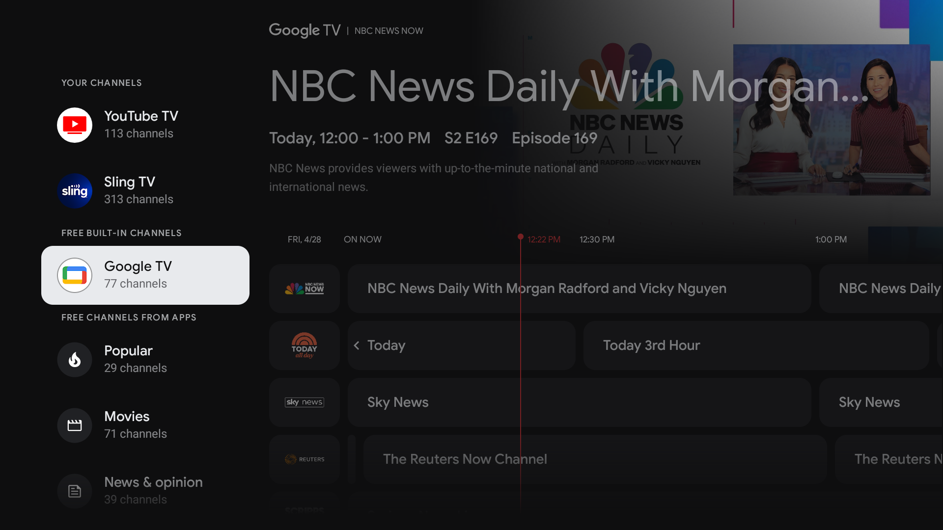 Google TV free channels: The full list
