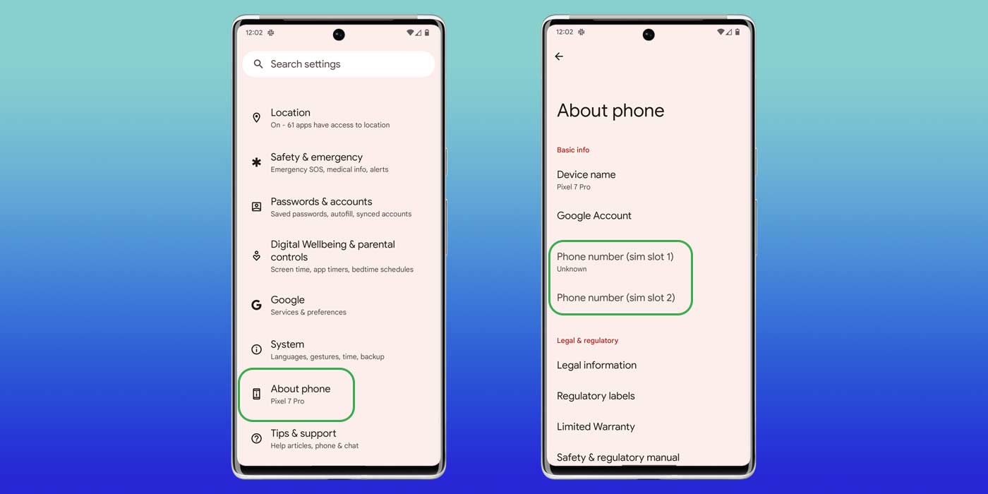 How to find your phone number on Android devices