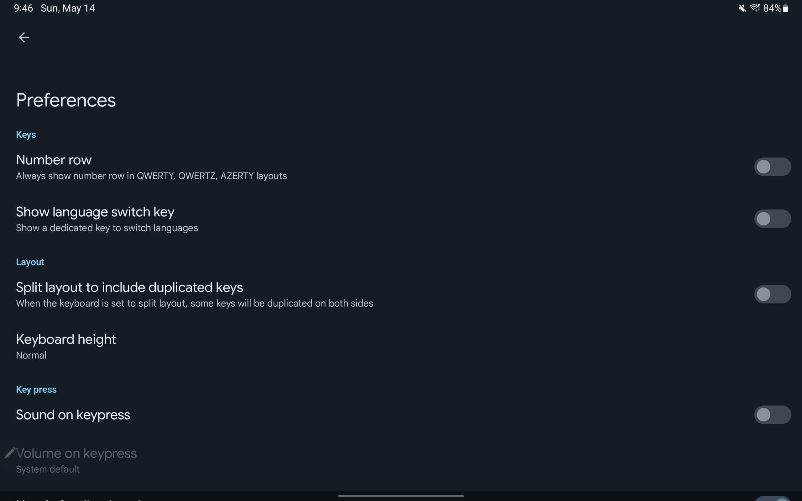 Gboard split keyboard rolling out on Android tablets