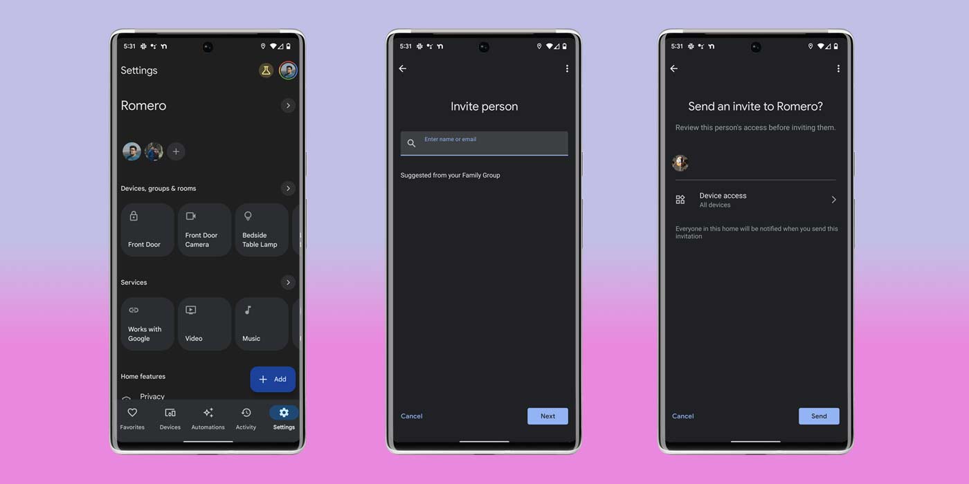 How to invite family members to your Google Home
