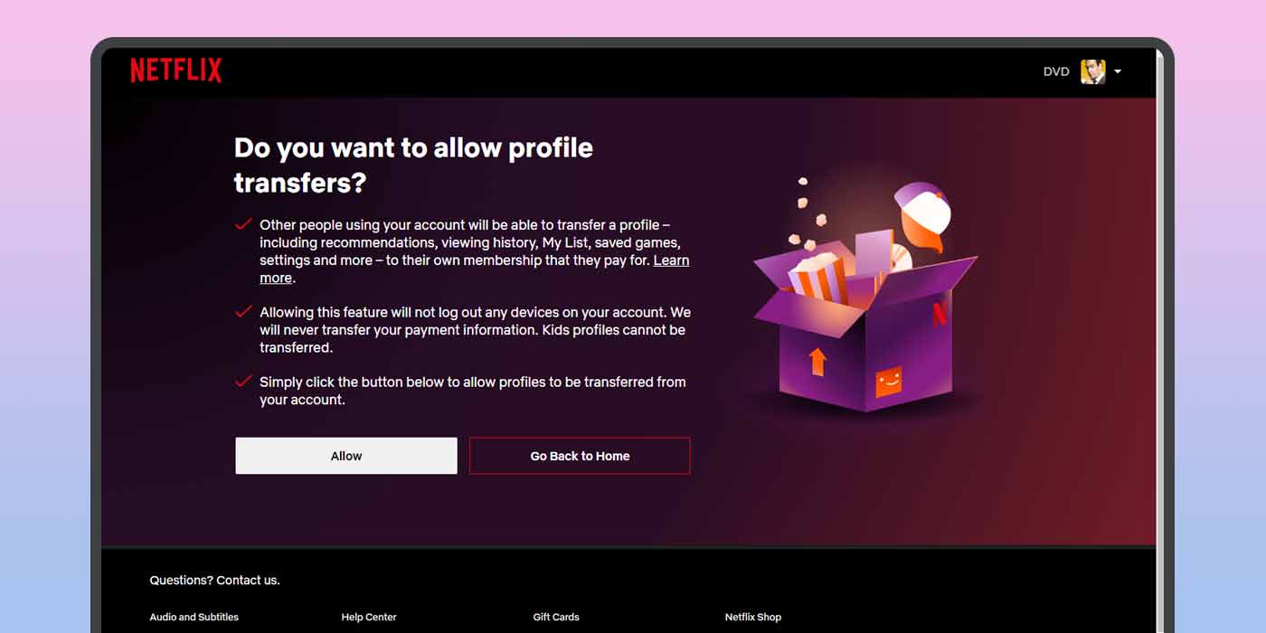 How to transfer a profile on Netflix before it charges you extra