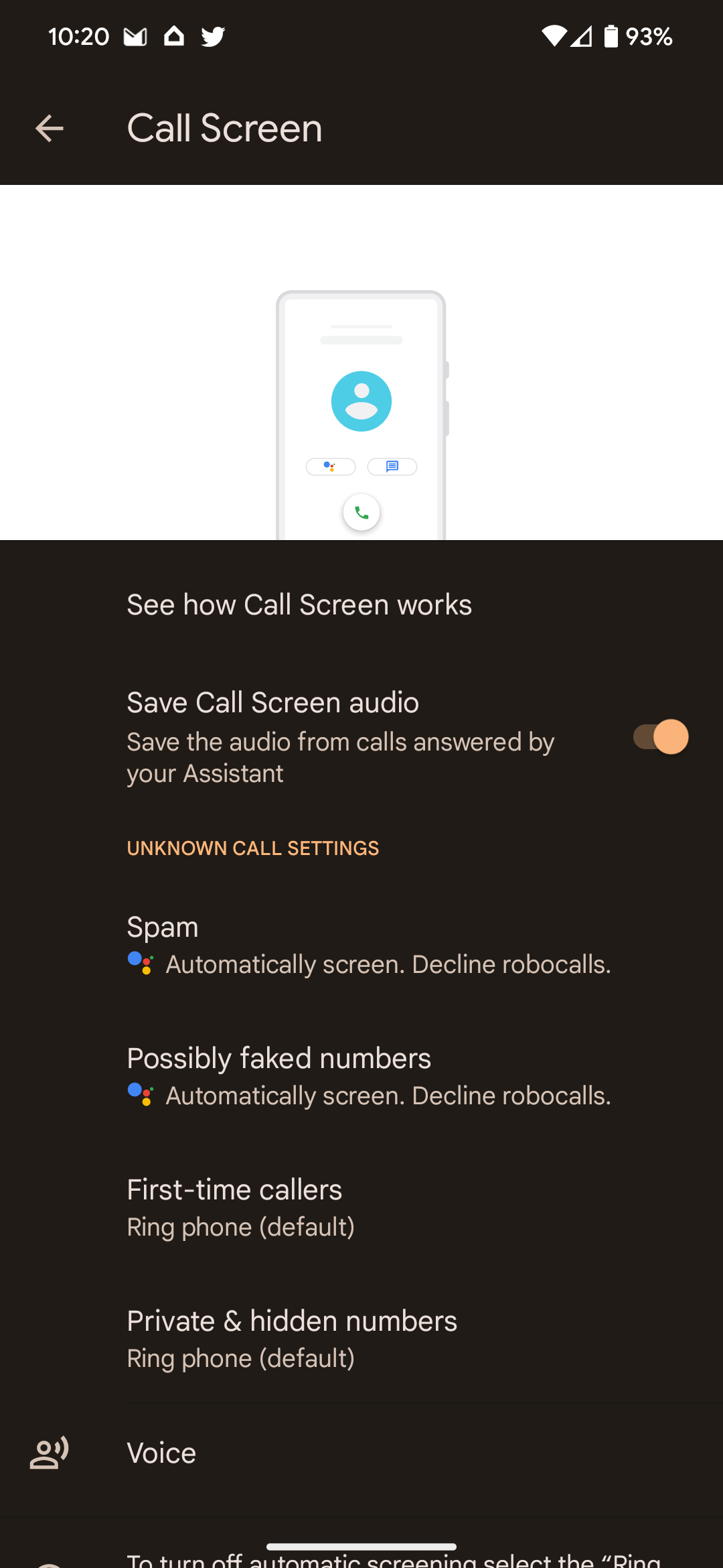 Pixel's Call Screen feature is being simplified