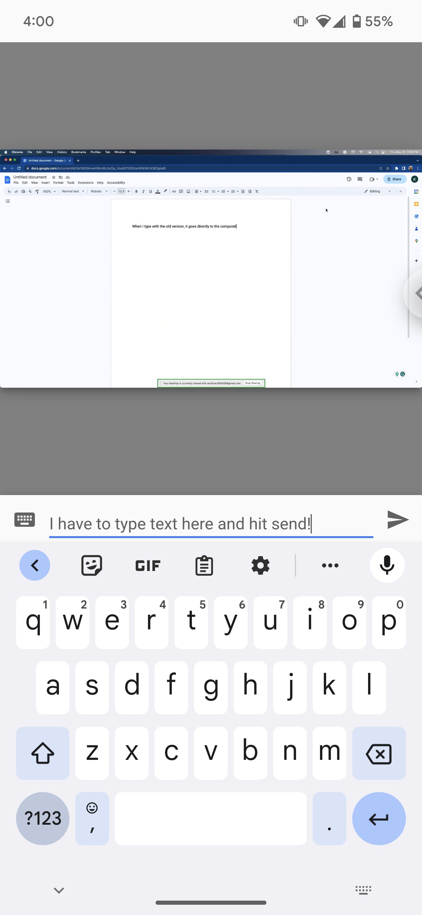 Chrome Remote Desktop on Android swaps to (buggy) web app