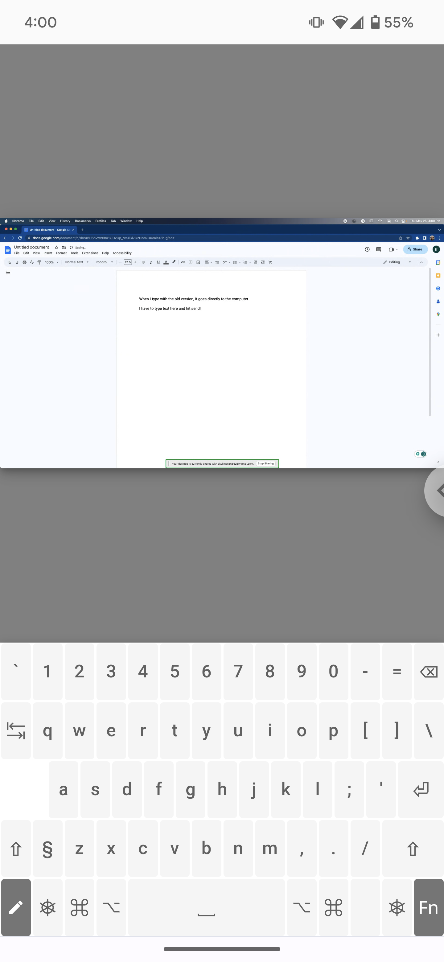 Chrome Remote Desktop on Android swaps to (buggy) web app