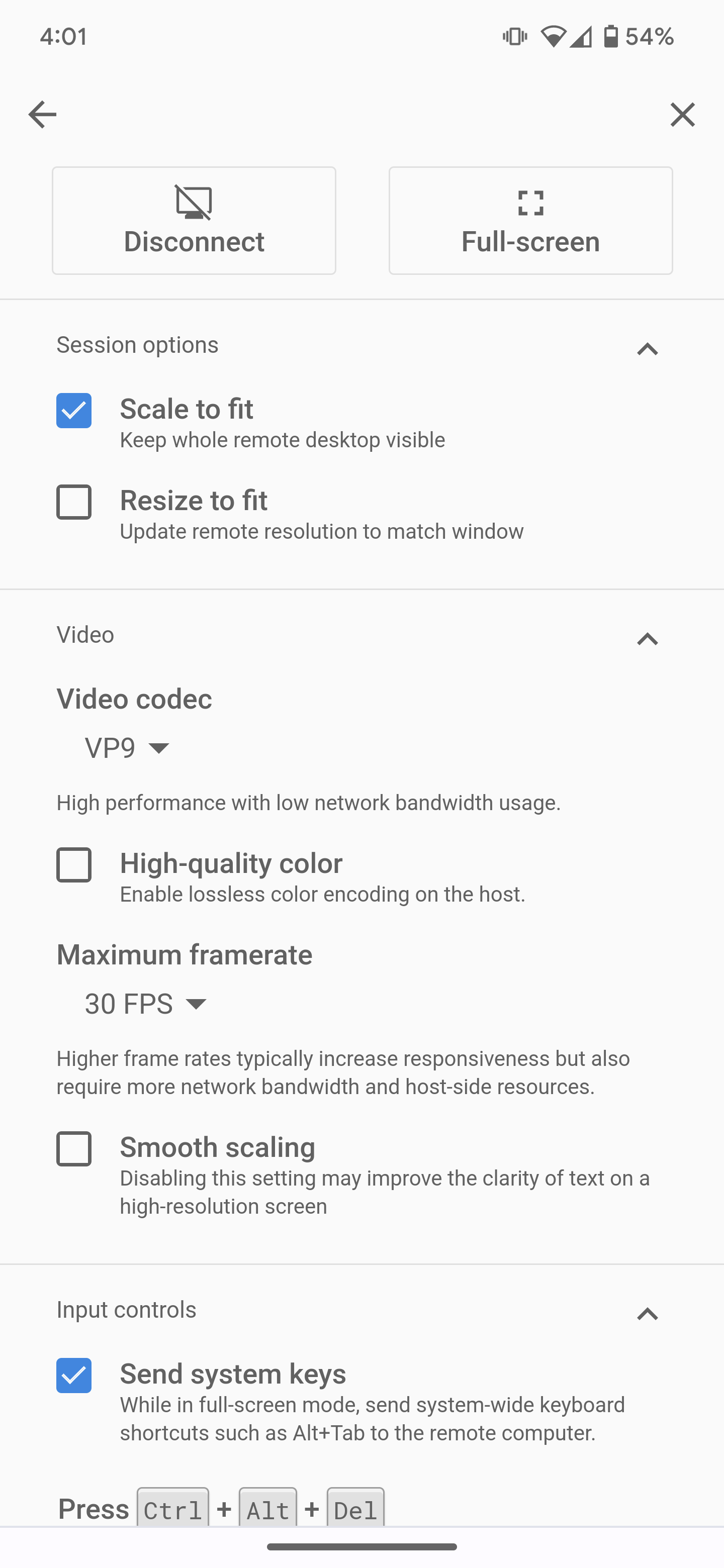 Chrome Remote Desktop on Android swaps to (buggy) web app