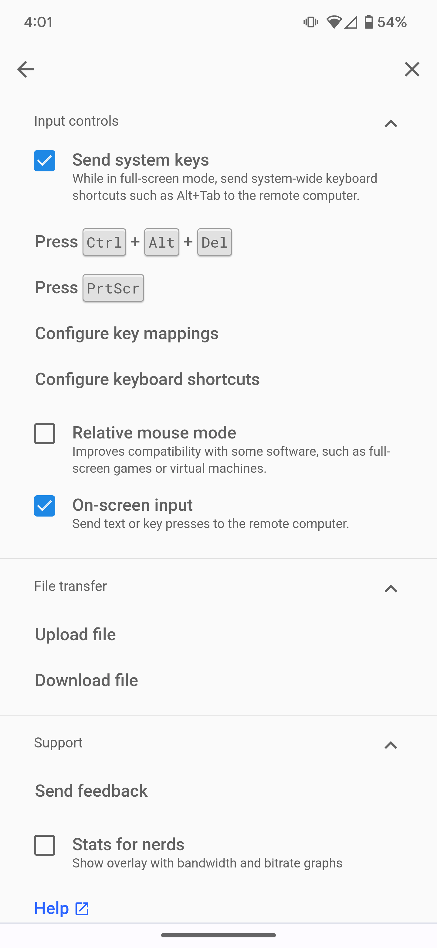 Chrome Remote Desktop on Android swaps to (buggy) web app