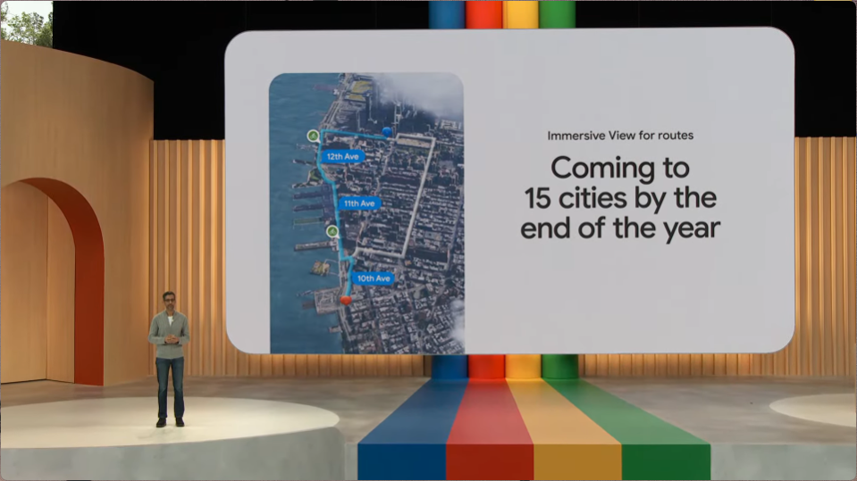 Google Maps adds ‘Immersive View for Routes’