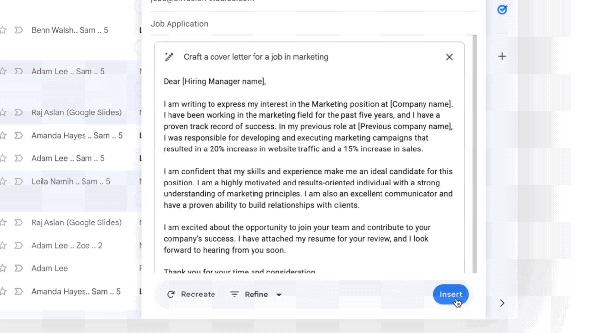 Google Workspace Labs more widely rolling out in Gmail and Docs