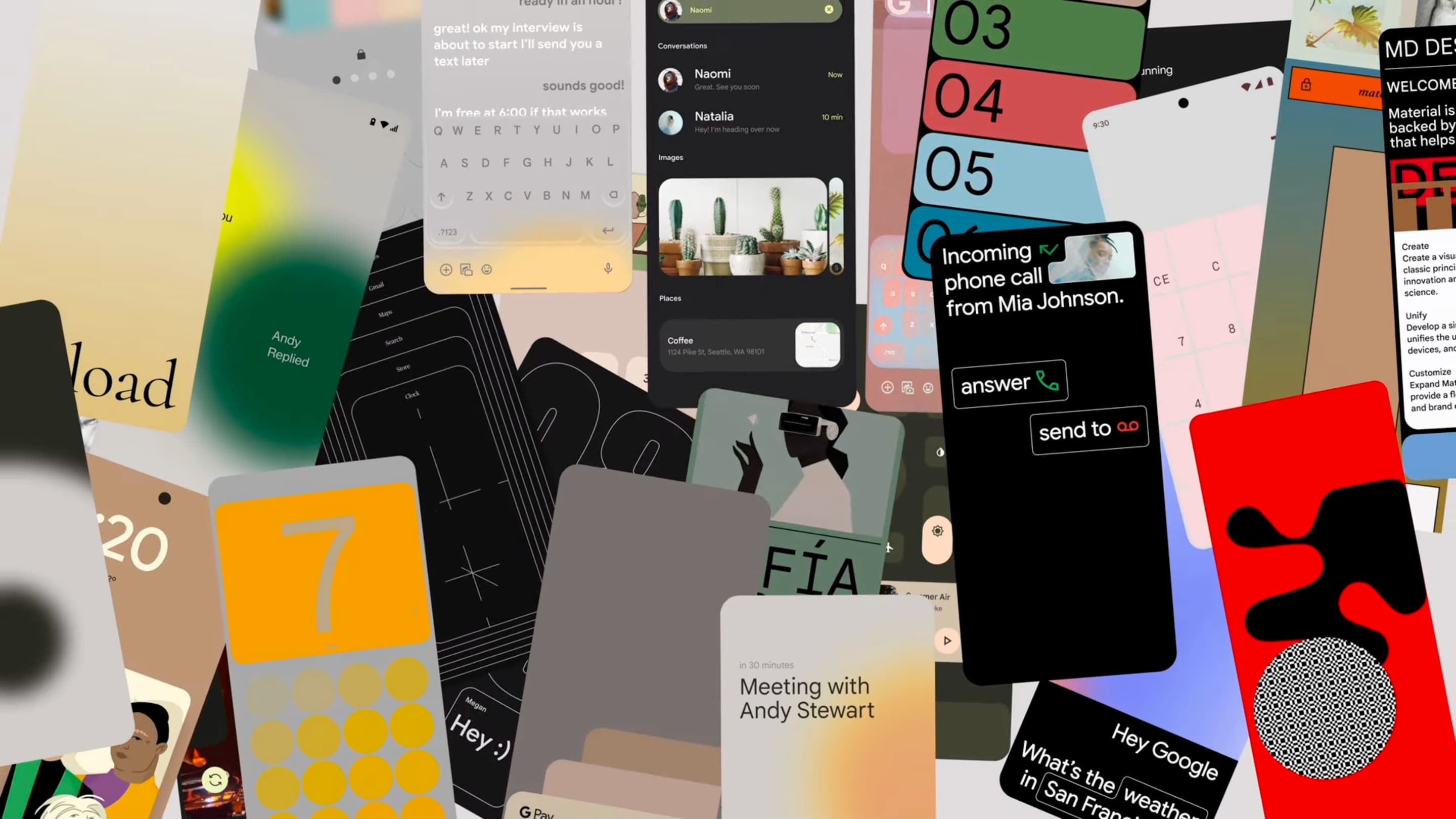 'Making Material You' design films feature wild early concepts