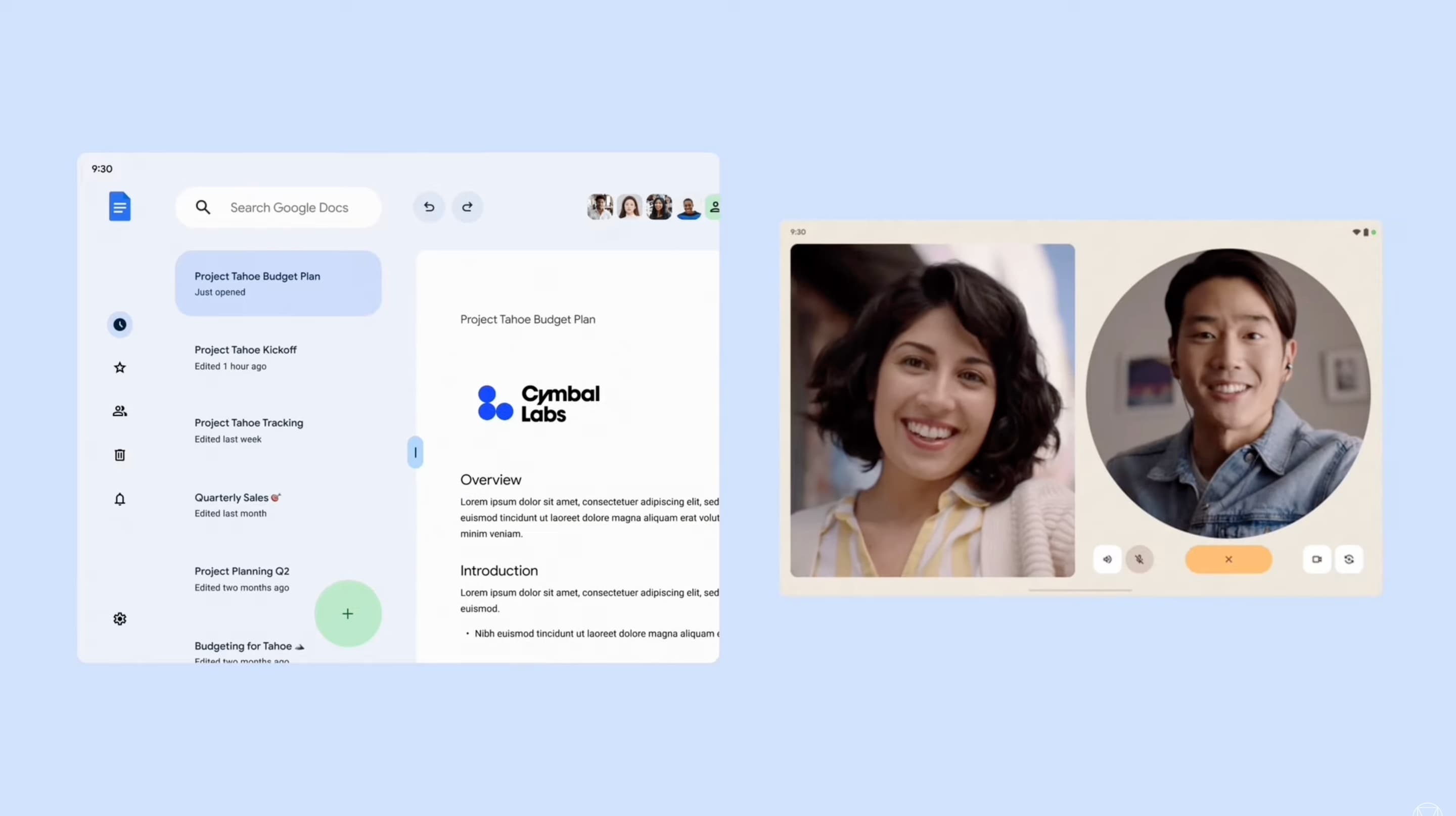 Google previews the future of Material You tablet apps [Gallery]