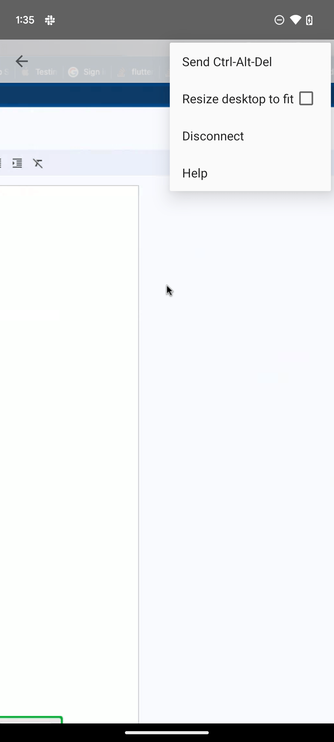 Chrome Remote Desktop on Android swaps to (buggy) web app
