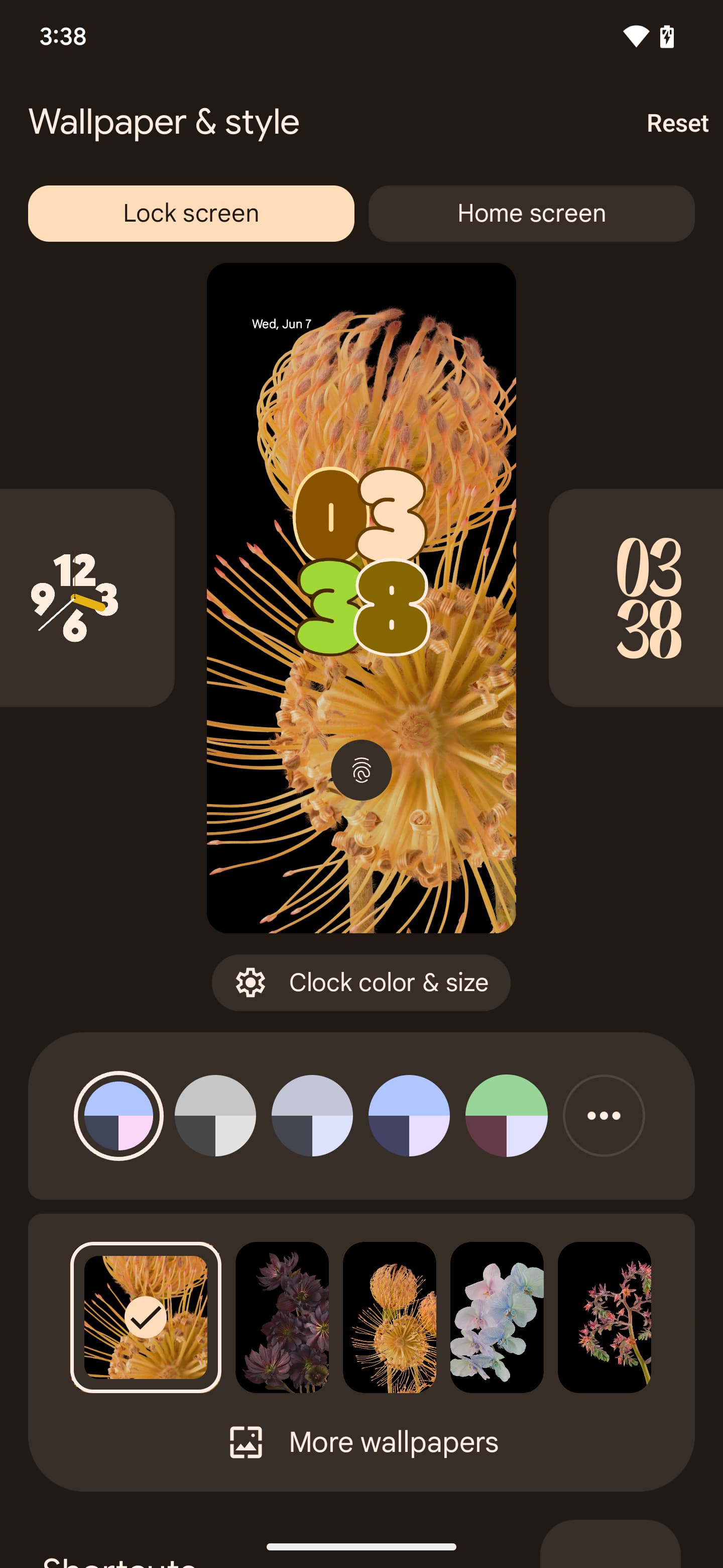 Android 14 Beta 3 brings customizable lockscreen clocks to Pixel