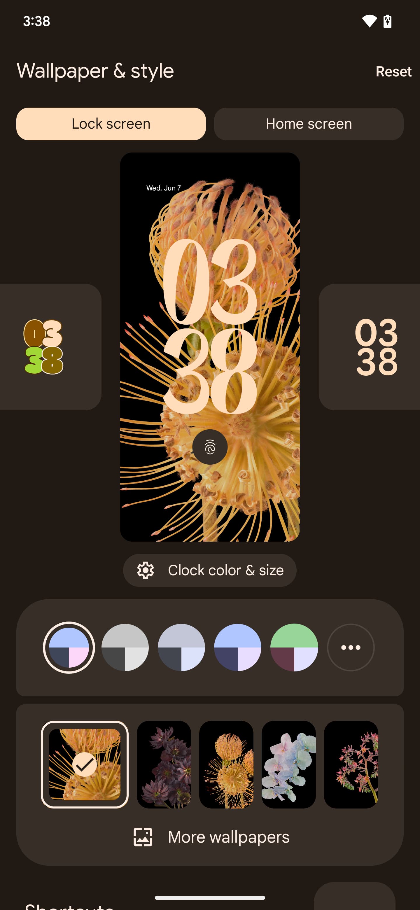 Android 14 Beta 3 brings customizable lockscreen clocks to Pixel