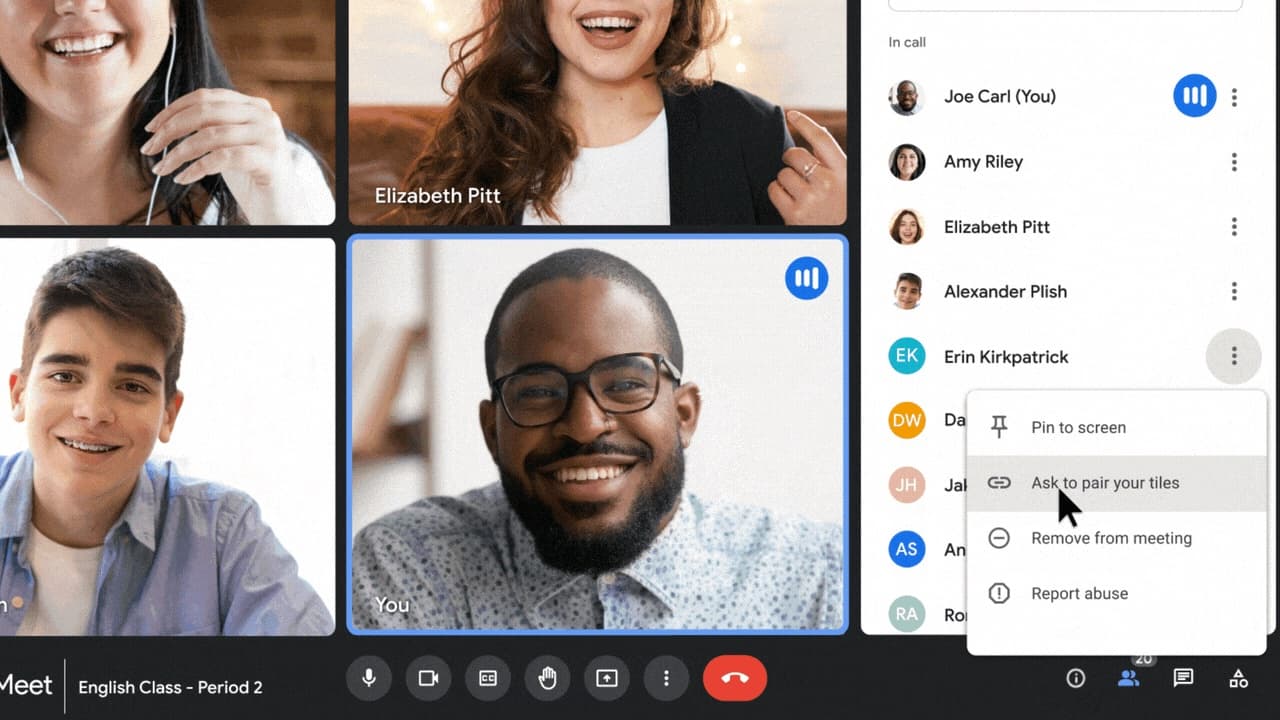 Google Meet getting tile pairings, image to text in Chrome, more