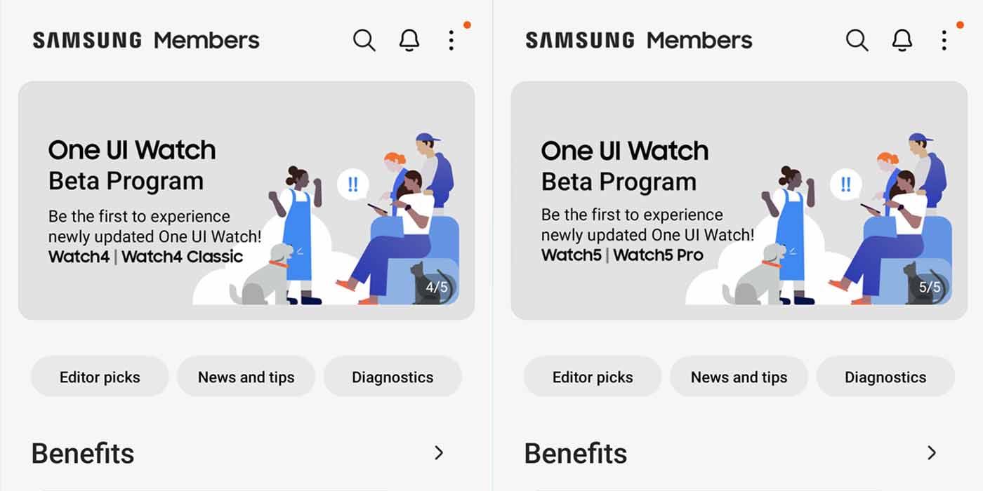 Sign up for the One UI Watch 5 beta for Galaxy Watch, here's how