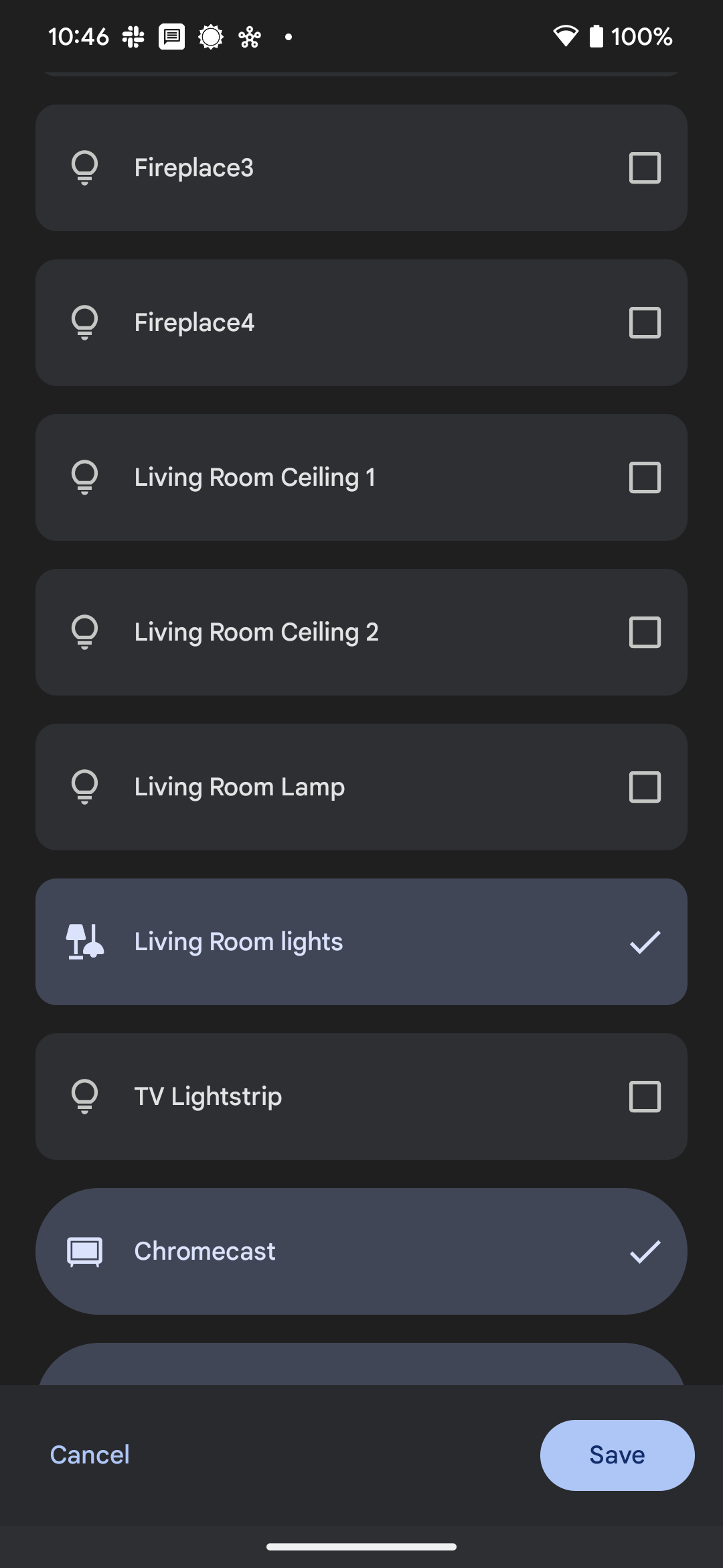Google Home 'Favorites' tab adds light groups