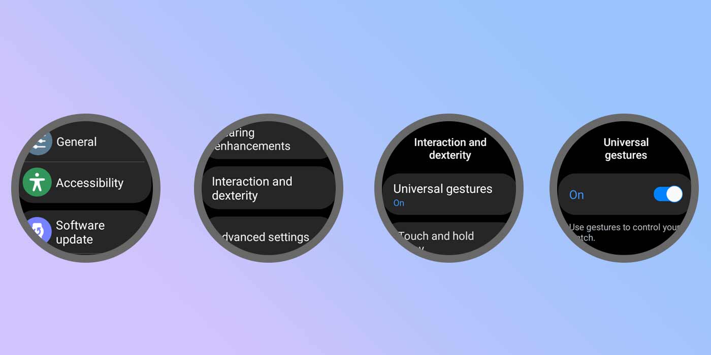 A quick look at Universal Gestures on the Galaxy Watch